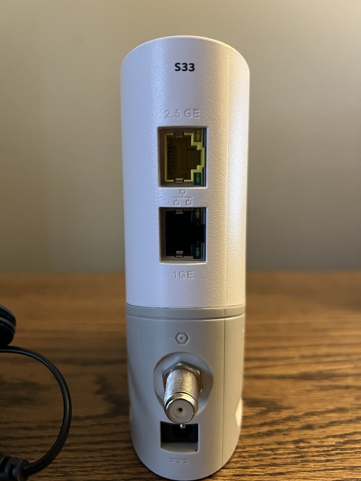 ARRIS S33 2.5 Gbps Ethernet Port - White 612572216798 | eBay