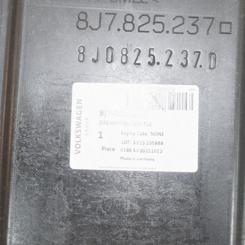 NEW AUDI TT 8J ENGINE UNDERBODY COVER 8J7825237 2010 ORIGINAL 8J7-825 ...