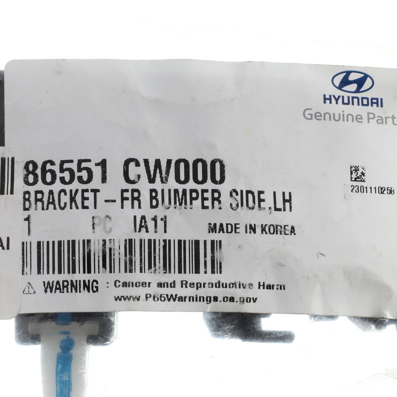 OEM NEW HYUNDAI 2022 Tucson Front Bumper Left Side Support Bracket ...