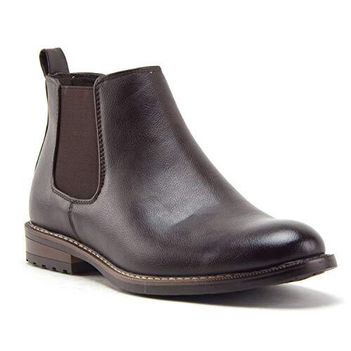 Men's Hank Ankle High Slip On Distressed Chelsea Dress Boots | eBay