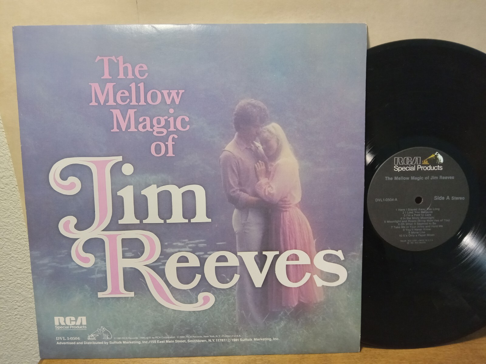 Jim Reeves The Mellow Magic Of Jim Reeves LP NM, RCA DVL1-0504 Stereo ...
