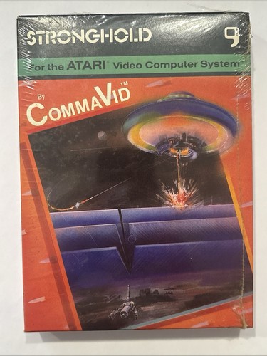 STRONGHOLD Atari 2600 NTSC 1984 IN BOX / RARE R10 Video Game CommaVid ...