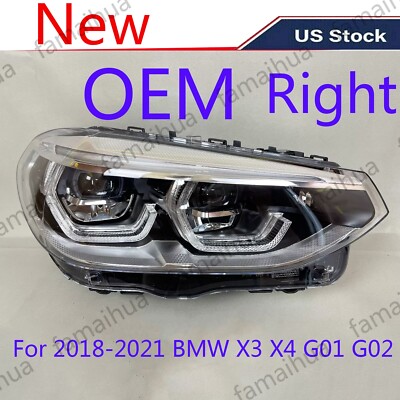 New! For 2018 19 20 2021 BMW X3 X4 G01 G02 Adaptive LED Headlight Right ...