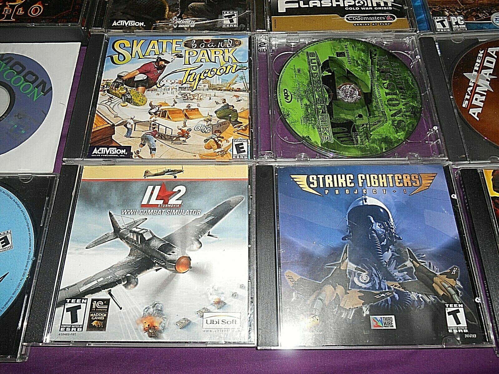 HUGE LOT OF 26 ASSORTED CD ROM COMPUTER GAMES | eBay