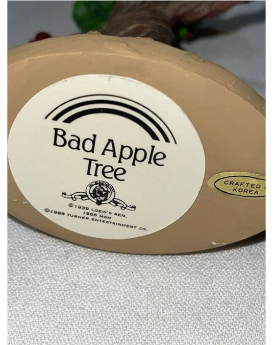 Wizard of Oz, Bad Apple Tree, Franklin Mint, 1988. No Noticeable Flaws ...