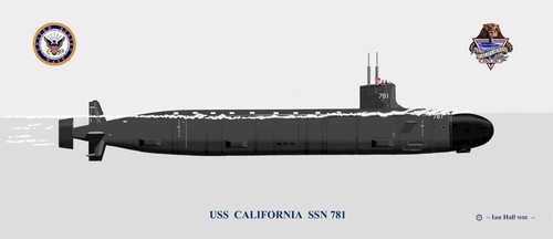 USS California SSN-781 Print US Navy | eBay