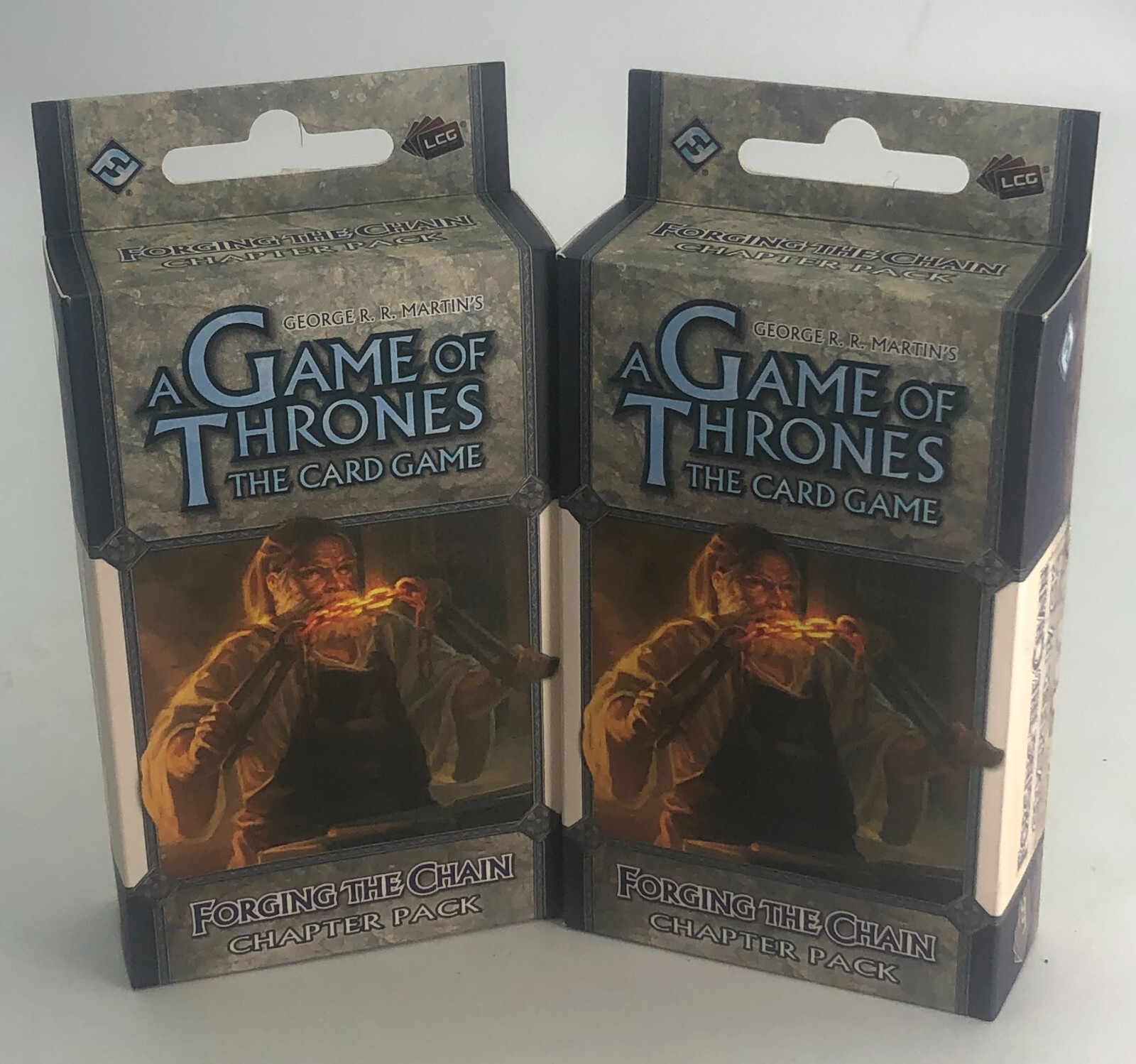 (2)x Game of Thrones GOT Forging the Chain Chapter Pack Deck Card Game ...