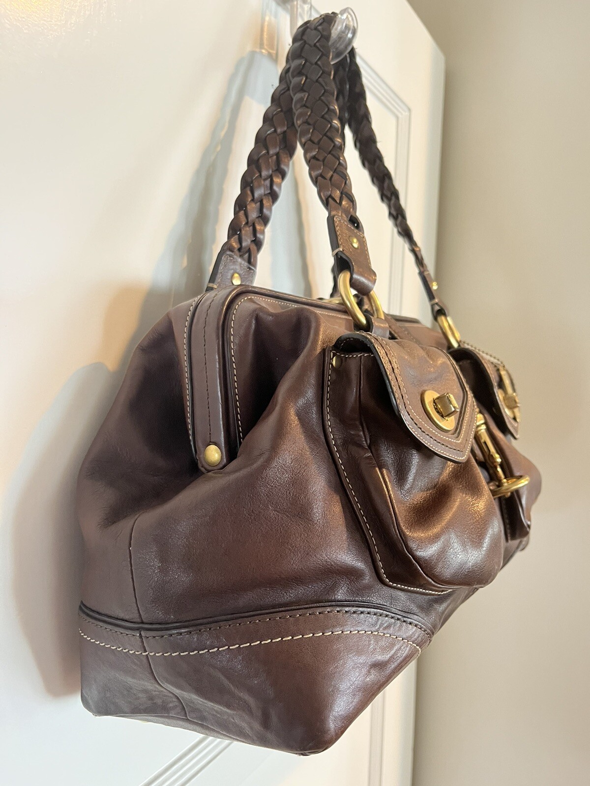 Coach Daphne Legacy Doctors Satchel Mahogany Brown 35… - Gem