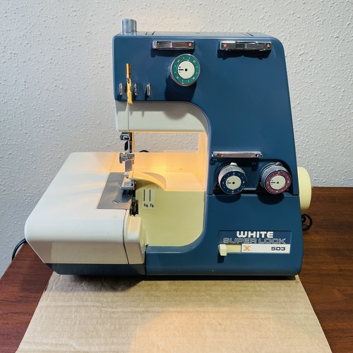 White Super lock 503W-2 Serger WORKS for sale online | eBay