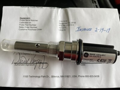 GE SENSING HYGROPRO RTE MOISTURE TRANSMITTER PROBE RTE-W-1-0-0-0-0 | eBay