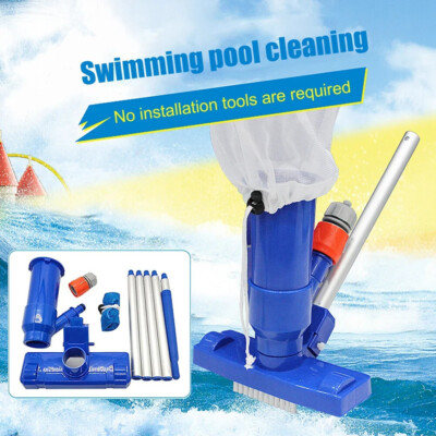 Swimming Pool Spa Suction Vacuum Head Cleaner Cleaning Kit Pool ...