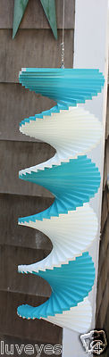 24"wood wooden floating twister spinner porch yard spiral spin wheel ...