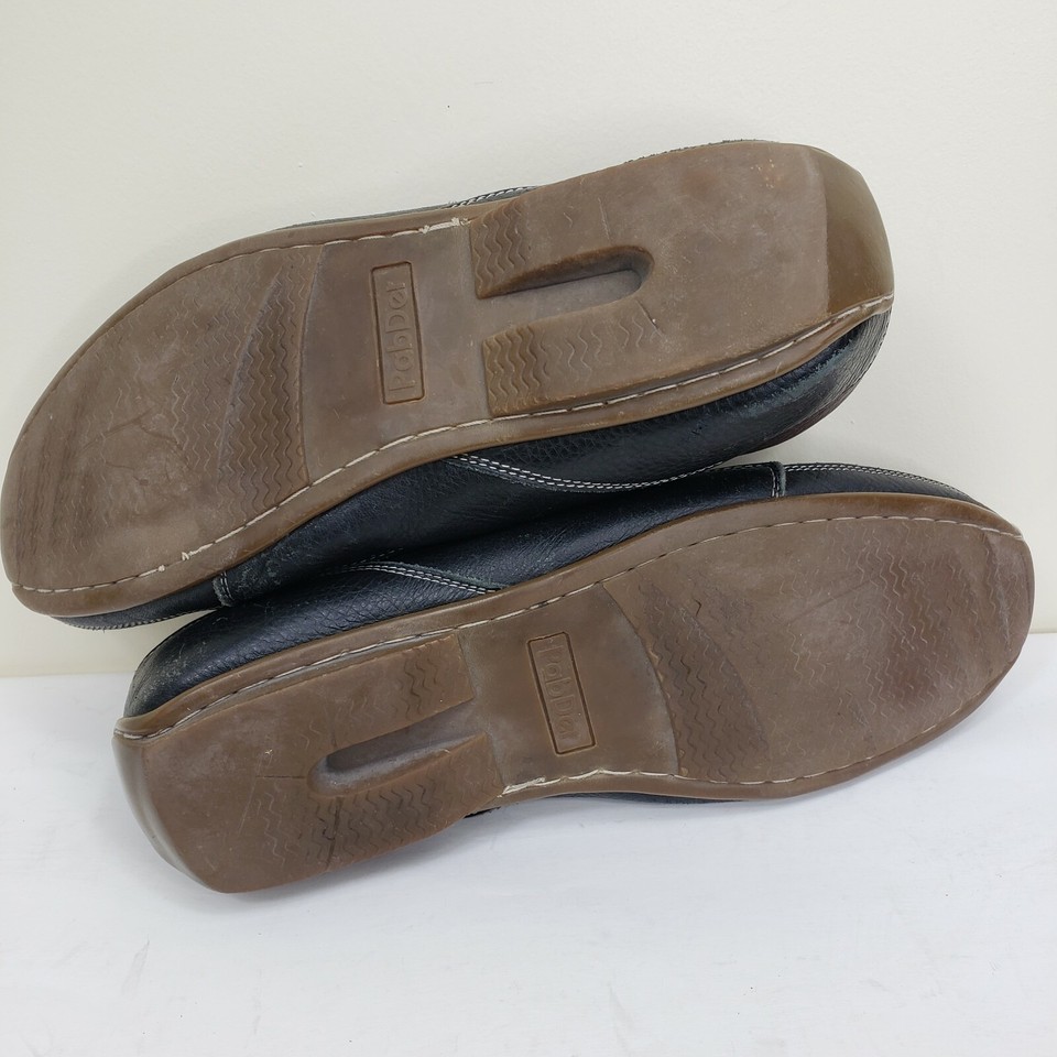 Pabder Black Brown Calf Leather Loafer Men's 7.5 Made in Italy Handmade ...