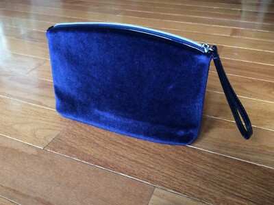 Midnight Blue Fuzzy Handbag: Silver Zipper ( New ) | eBay