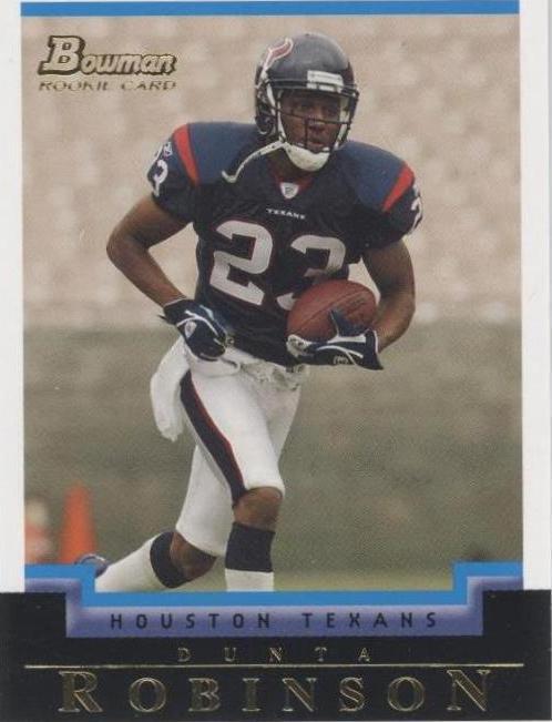 2004 Bowman - Dunta Robinson #170 White /165 (RC) for sale online | eBay