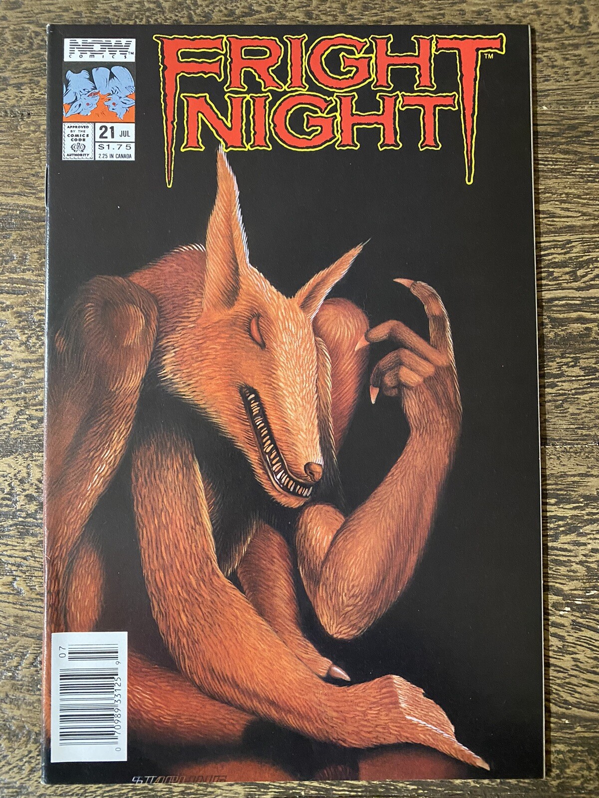 Fright Night 21 Newsstand Werewolf Now Comics HTF 2nd to Last Issue ...