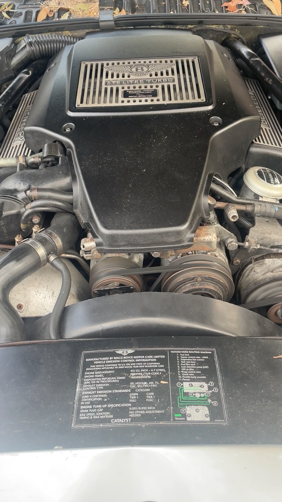 BENTLEY ARNAGE DOOR SEAL, ROLLS ROYCE SERAPH. WORLDS LARGEST USED PART ...