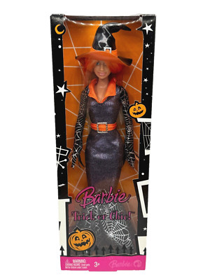 BK~ NIB BARBIE DOLL HALLOWEEN 2008 TRICK OR CHIC WITCH M3539 | eBay