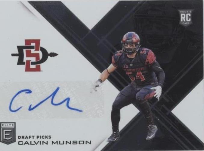 2017 Panini Elite Draft Picks - Draft Picks Calvin Munson #270 ...