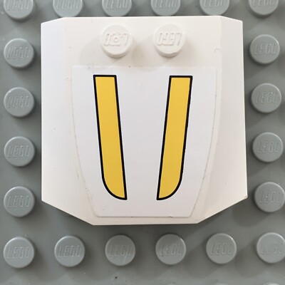 Lego 45677 White 4x4 Car Roof/ Bonnet With Sticker X1 Piece | eBay UK