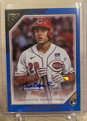 2022 Topps Gallery Alejo Lopez RC Signed Autograph #RA-AL ROOKIE AUTO ...