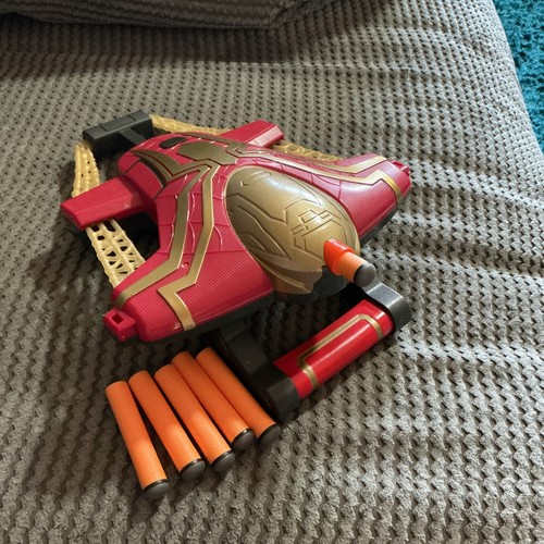 Spider-Man Nerf Web Bolt Blaster Foam Dart Gun Marvel Avengers ...
