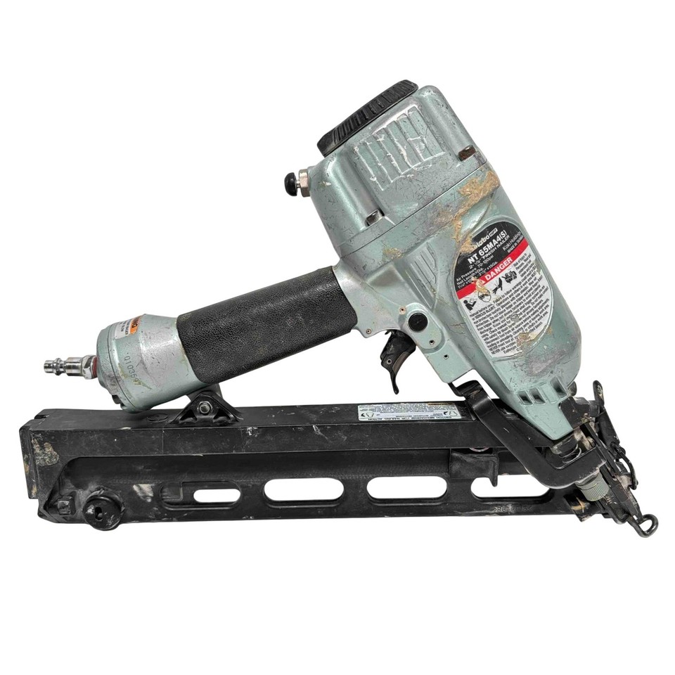 Hitachi NT65MA4(S) 15-Gauge 34-Degree Pneumatic Finish Nailer Nail Gun ...