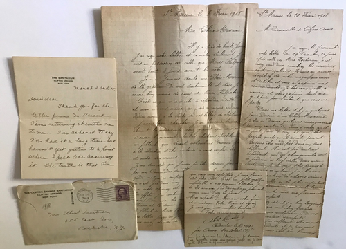 1918 WWI War France, US Letters, Conducteur - Interesting! - lot (3) | eBay