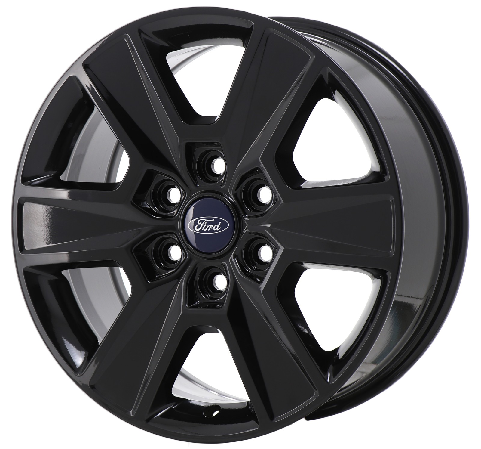 18" FORD F-150 GLOSS BLACK WHEELS RIMS FACTORY OEM 3997 2008-2020 SET ...