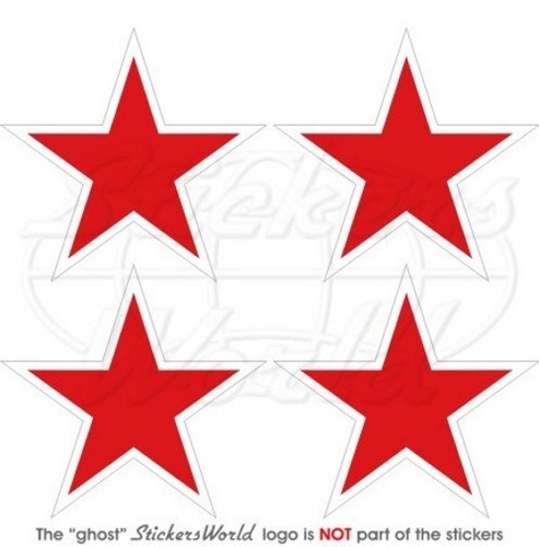 Russian AirForce USSR Soviet Type1 Red Star Roundel 50mm(2") Stickers ...