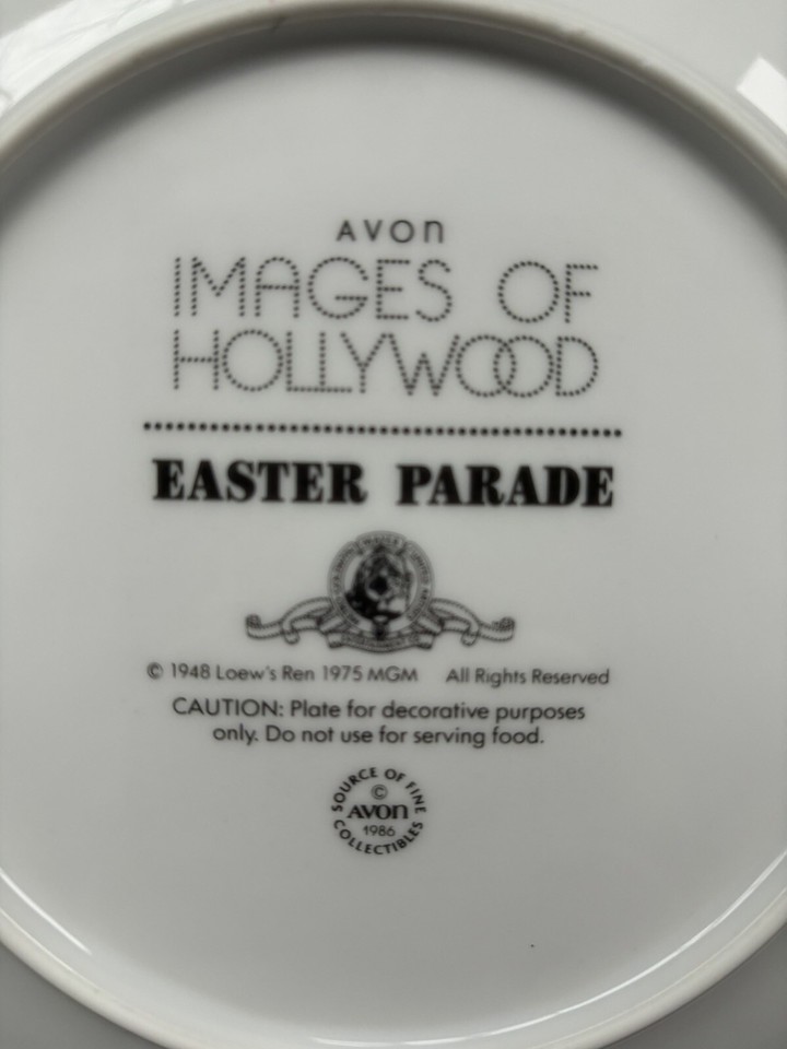 1986 Avon Easter Parade Decorative Plate | eBay