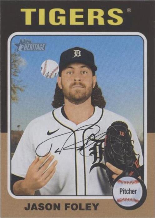 2024 Topps Heritage High Number - SP Jason Foley #718 (RC) for sale ...