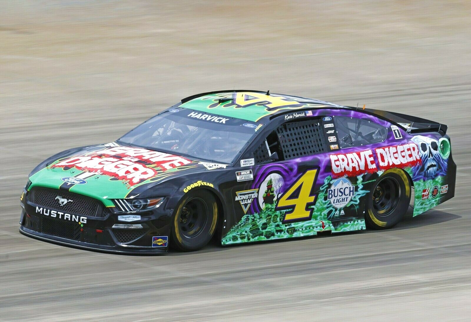 Kevin Harvick Grave Digger NASCAR 13x19 Poster Gloss Photo Print KH203D ...