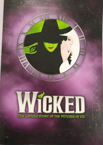 Wicked Original Broadway Stage Production Theater Program | eBay Australia