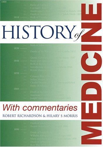 History of Medicine : With Commentaries by Hilary S. Morris and Robert ...