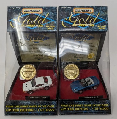 Matchbox Gold Collection T-Bird Turbo Coupe and Mitsubishi Spyder 1996 ...