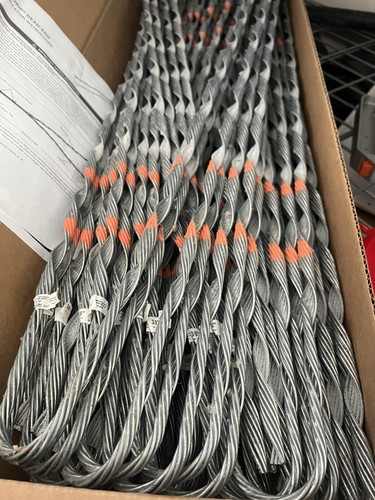 Galvanized Steel Preformed Tree Grip / Dead End, 3/8" (1 pc). PLP Brand ...