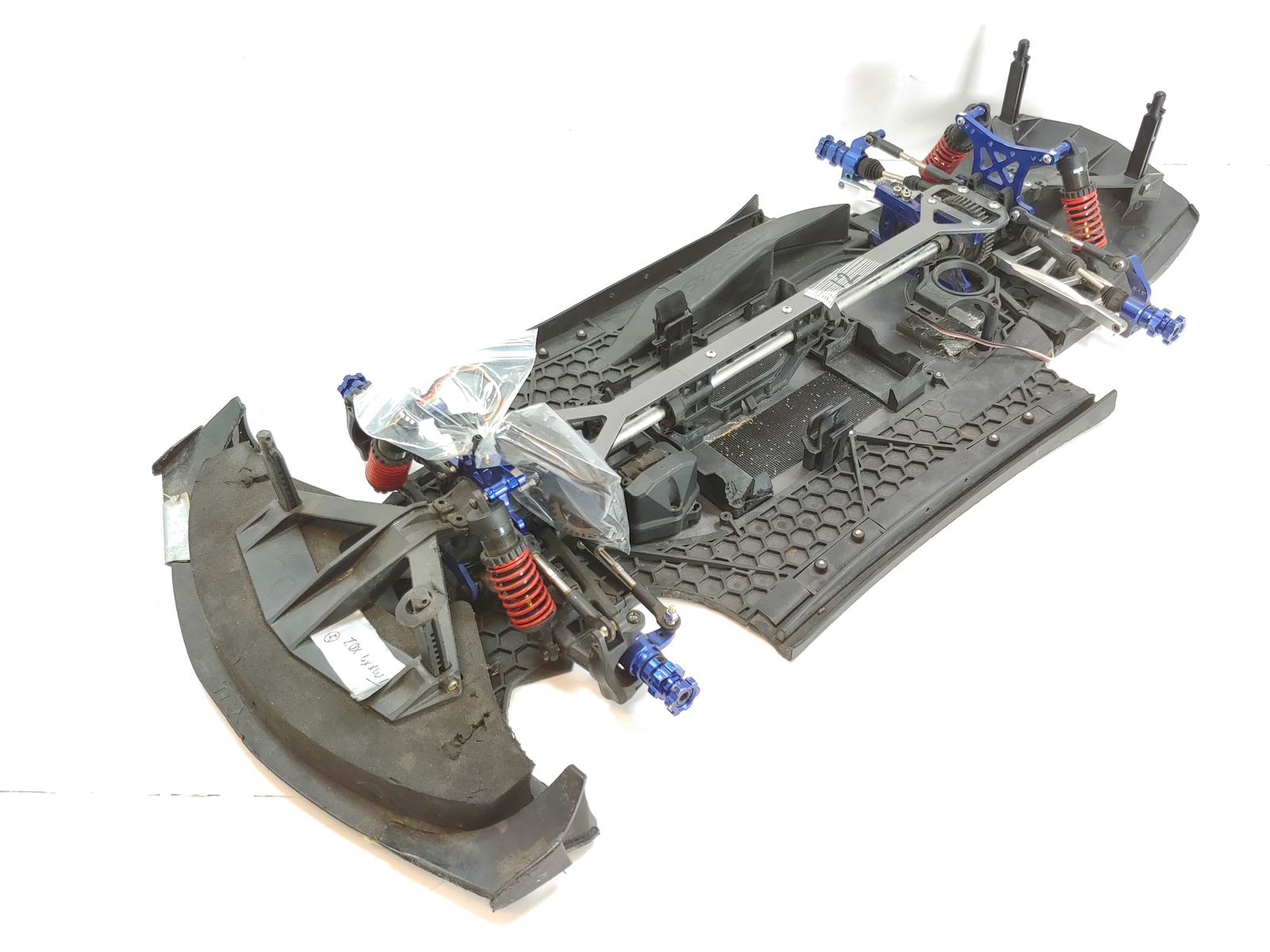 TRAXXAS XO-1 V1 1/7 4WD ON-ROAD SUPERCAR ROLLER SLIDER CHASSIS Used | eBay