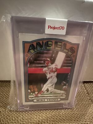 Topps PROJECT 70 Mike Trout by Matt McCormick Card 533 IN HAND LA ...