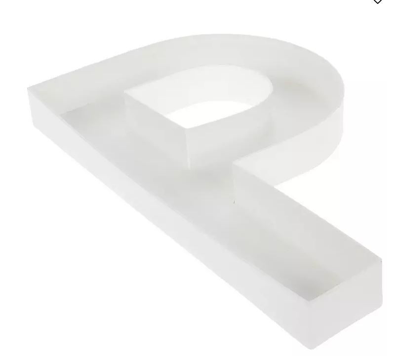 White Fillable Letter/Number 16" Tall Price Per Letter New | eBay
