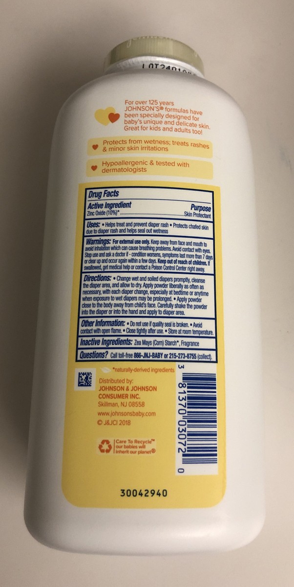 Baby Powder With Zinc