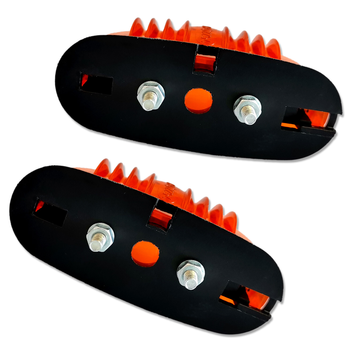 2x HELLA flashing light indicator classic car tractor bulldog tug 2BA ...