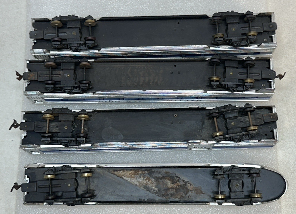 BALTIMORE and OHIO Royal Blue Pullman Silver Train HO Scale Passenger ...