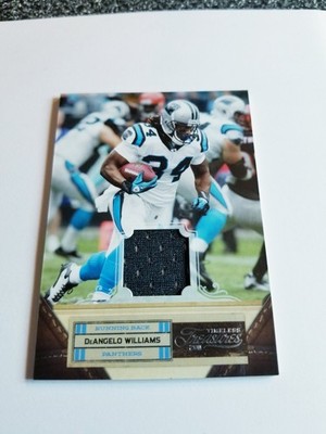 DEANGELO WILLIAMS 2011 PANINI TIMELESS TREASURES JERSEY #20/250 GAME ...