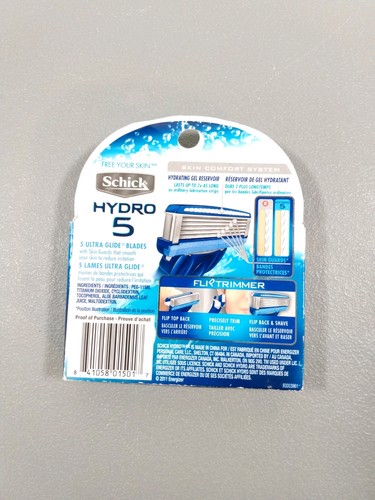 Schick Hydro 5 Refill Razor Blade, 4 Cartridges New | eBay