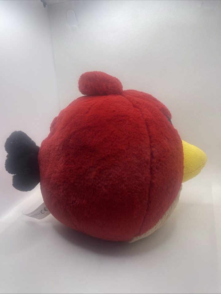Angry Birds Plush Red Bird Toy Stuffed Animal 8" Commonwealth 2010 - No ...