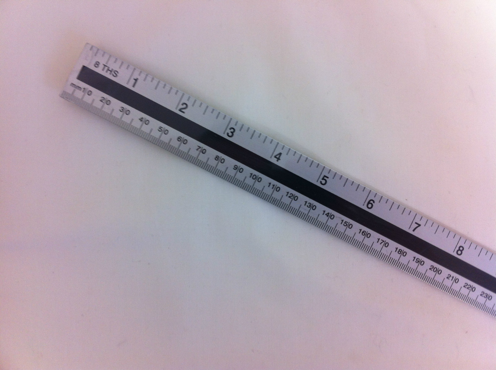 1 METRE (1000mm) LONG METAL RULER 40" MEASURE DOUBLE SIDED. Aluminium ...