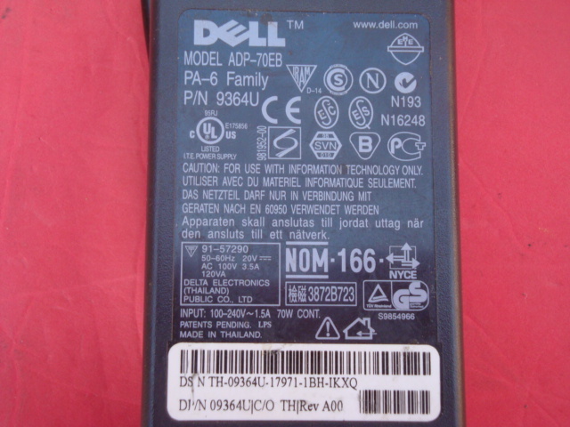 GENUINE DELL ADAPTOR LA90PS1-00 DF315 PA-1900-02D3 | eBay