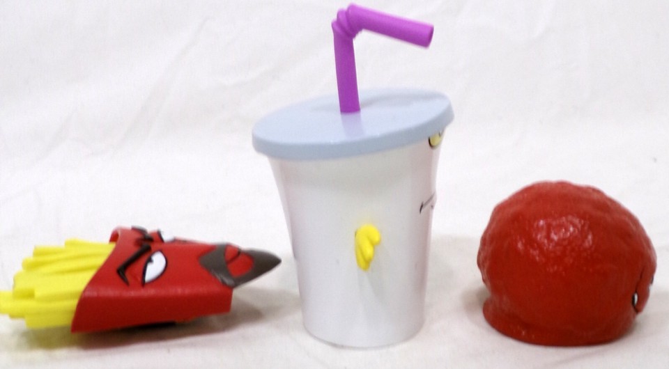 Palisades Aqua Teen Hunger Force Frylock Master Shake Meatwad Vinyl ...