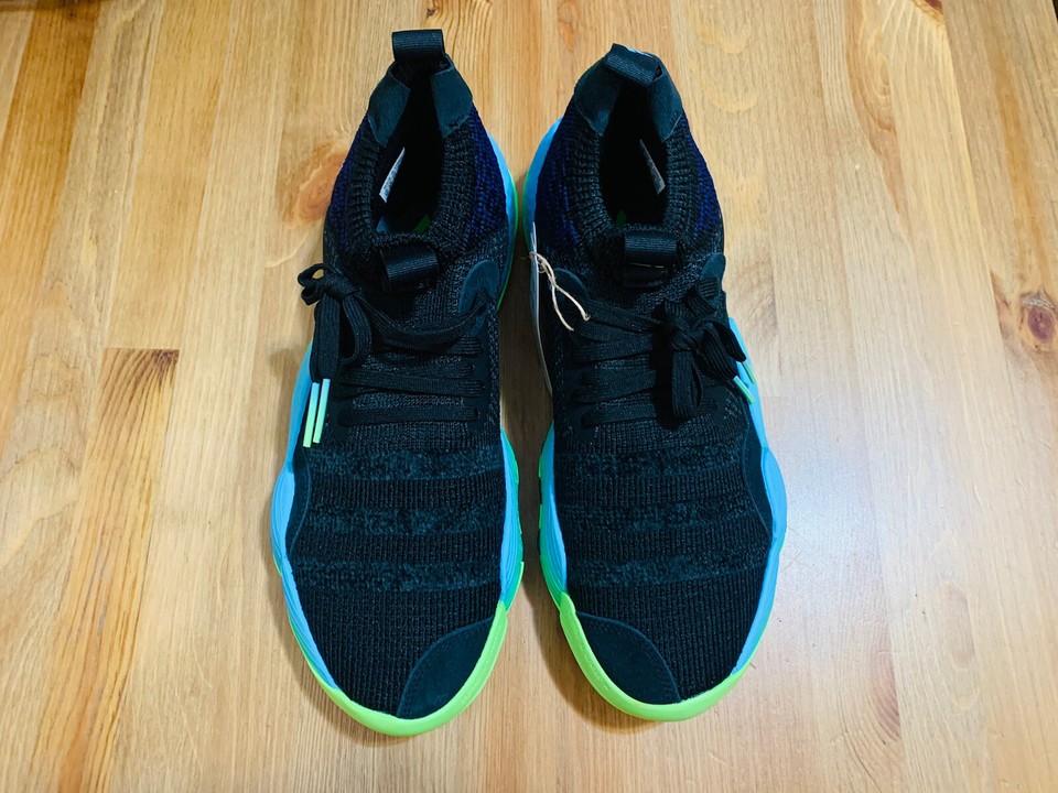 Adidas Trae Young 2 Trae Tlien athletic shoes black green H06473 NWOB ...